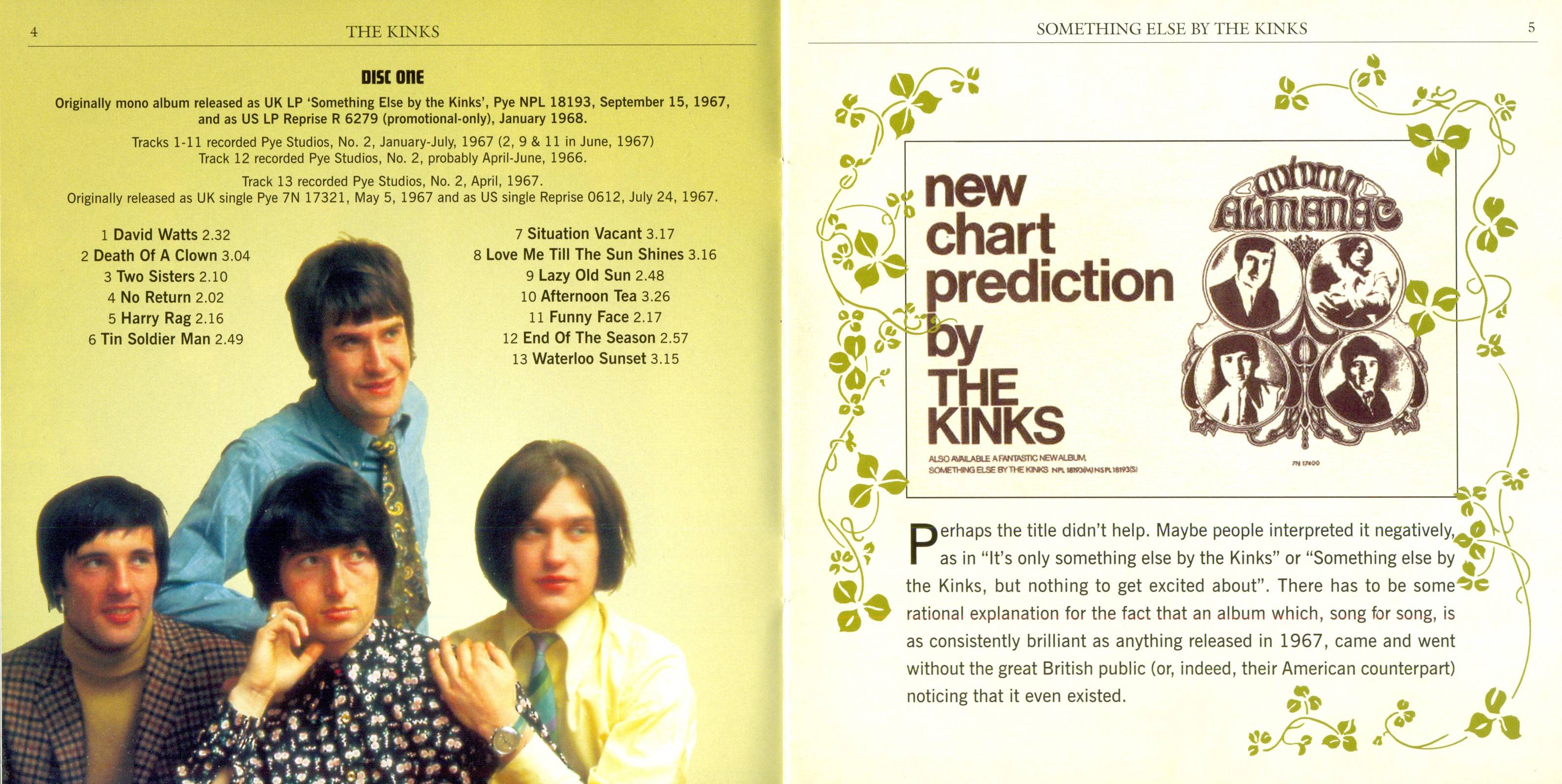 The Kinks Something Else : Booklet03 JPN | CD Covers | Cover Century ...